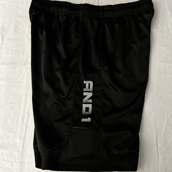 And1 | Shorts | And Black Basketball Shorts Mens Xl Silky Shiny Dazzle ...